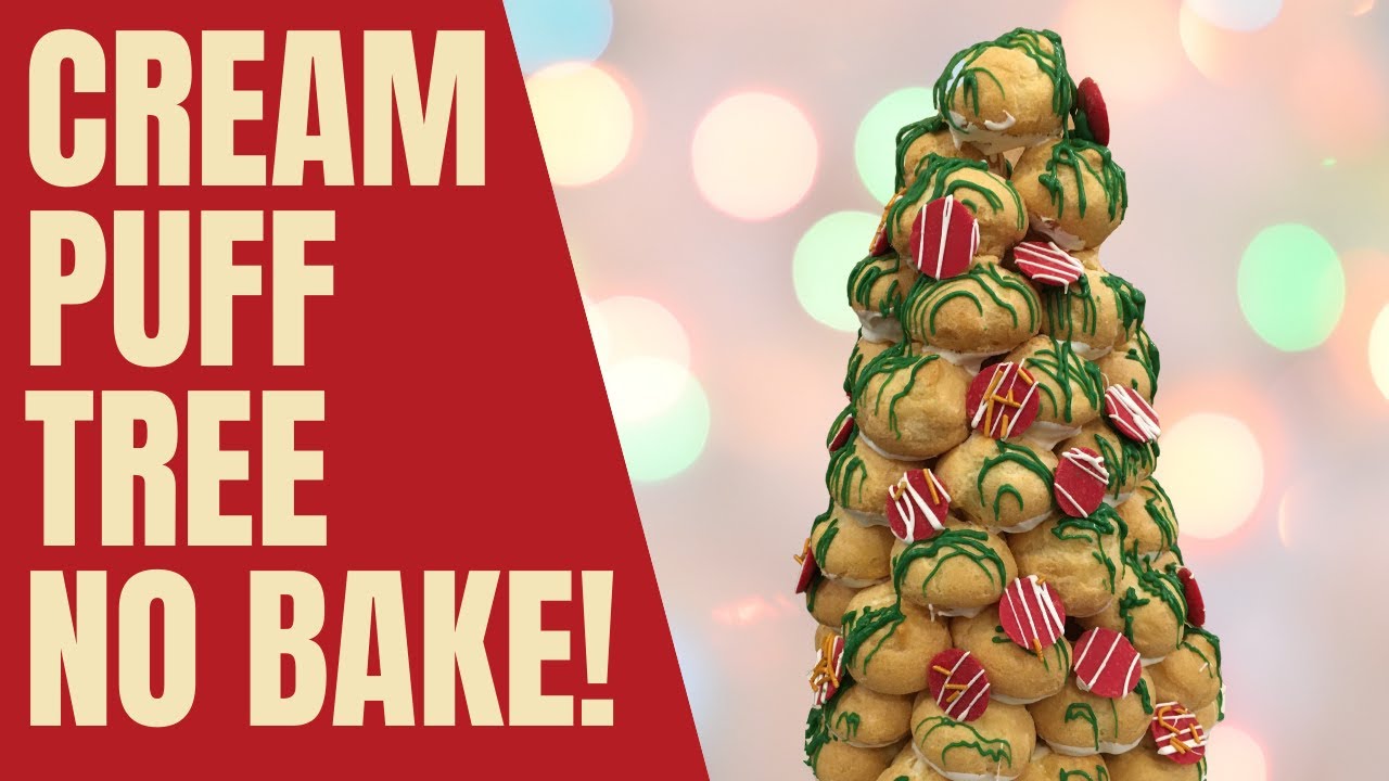 Cream Puff Christmas Tree - YouTube
