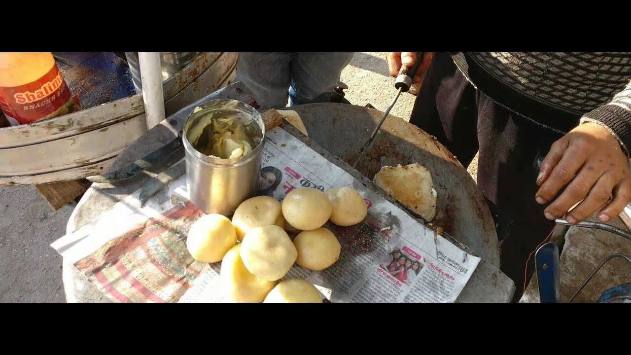 Kalari Kulcha ..very famous street food of Chenani, Udhampur - YouTube