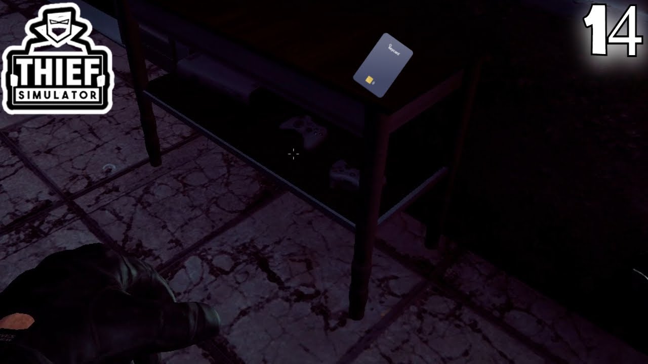 #14 Stealing server key card l Thief Simulator - YouTube