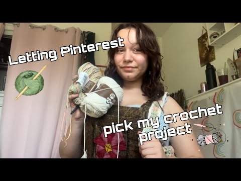 Letting Pinterest Pick my Crochet Project! | RainFaery - YouTube