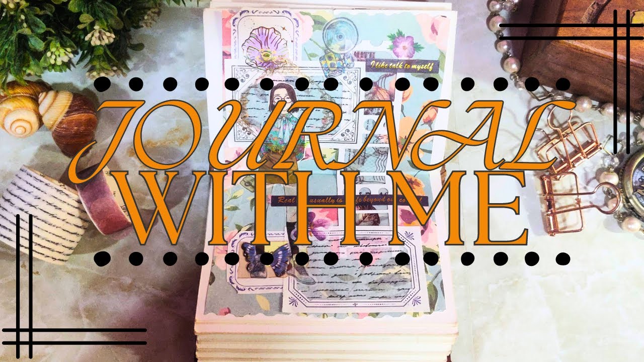 ASMR 🌈 Aesthetic Journaling Colourful Girl Theme Scrapbooking | Journal ...