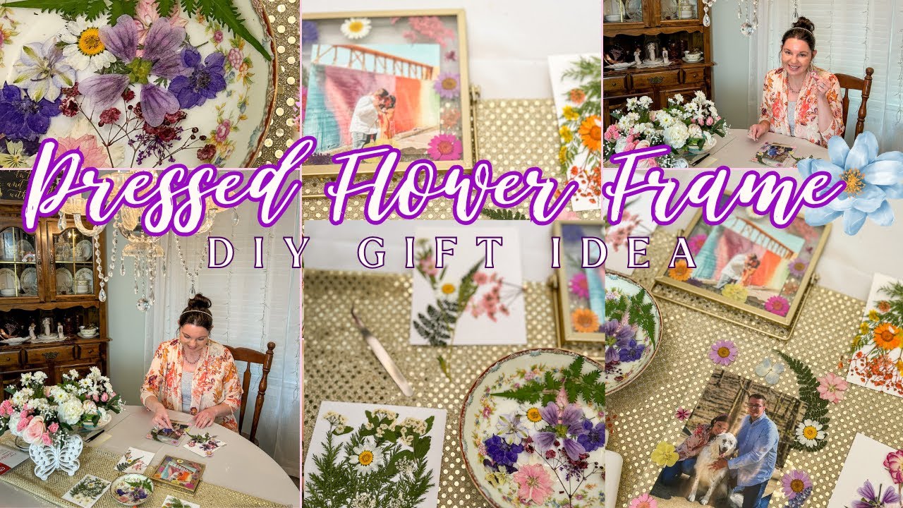 DIY Pressed Flower Frames🌸 | Gorgeous Handmade Gift Idea💖 - YouTube