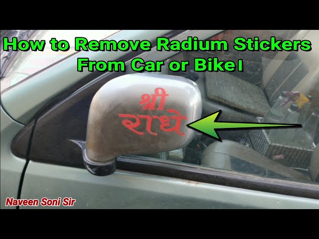 Radium Stickers For Cars