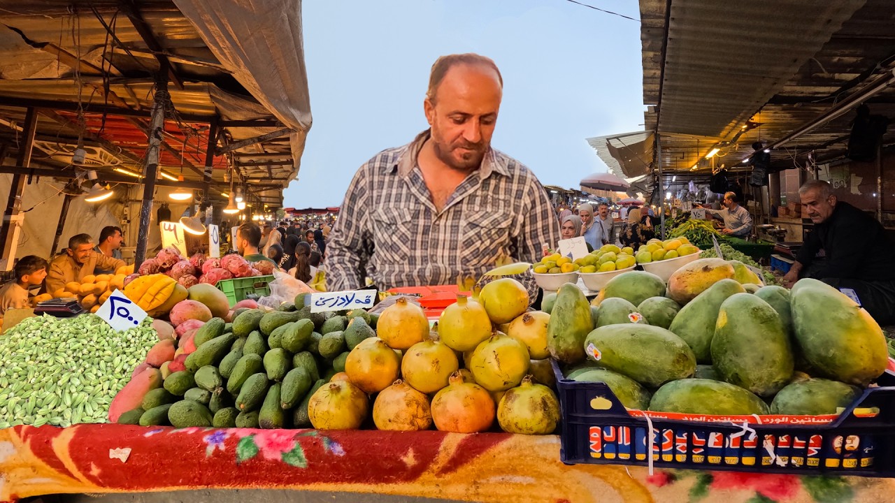 KURDISTAN! Erbil’s Largest Market & Street Food 🇮🇶 - YouTube