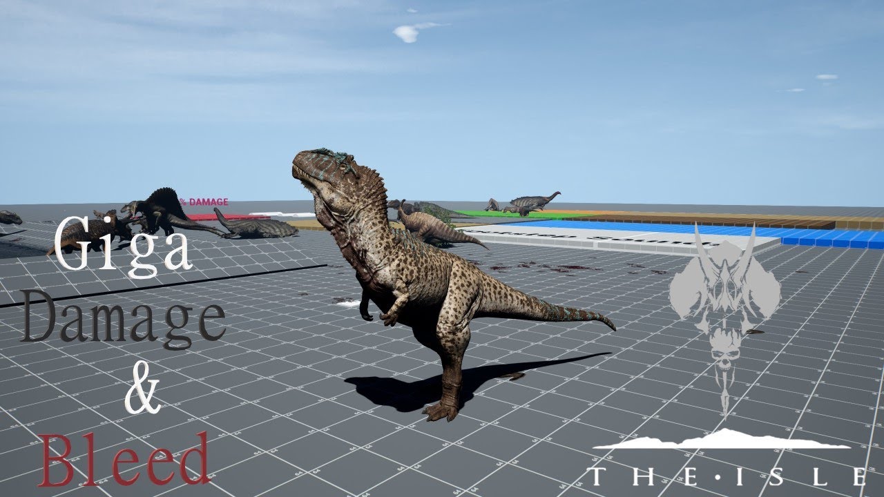 Giga Bites Hurt! | Damage Chart | The Isle - YouTube