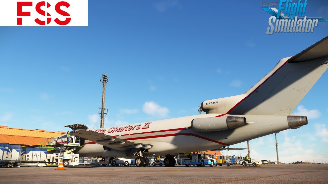 MSFS | FSS 727-200 Freighter | ILS Approach & Landing - YouTube