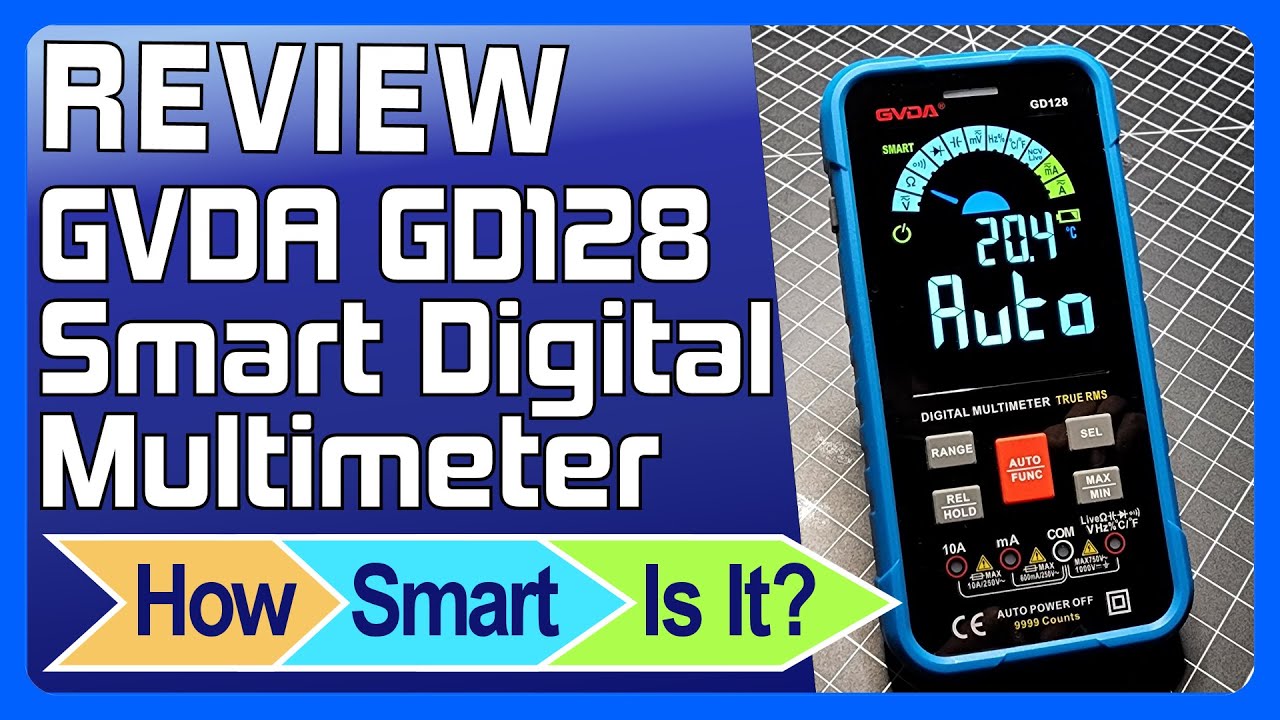 GVDA GD128 Smart Digital Multimeter Review - YouTube