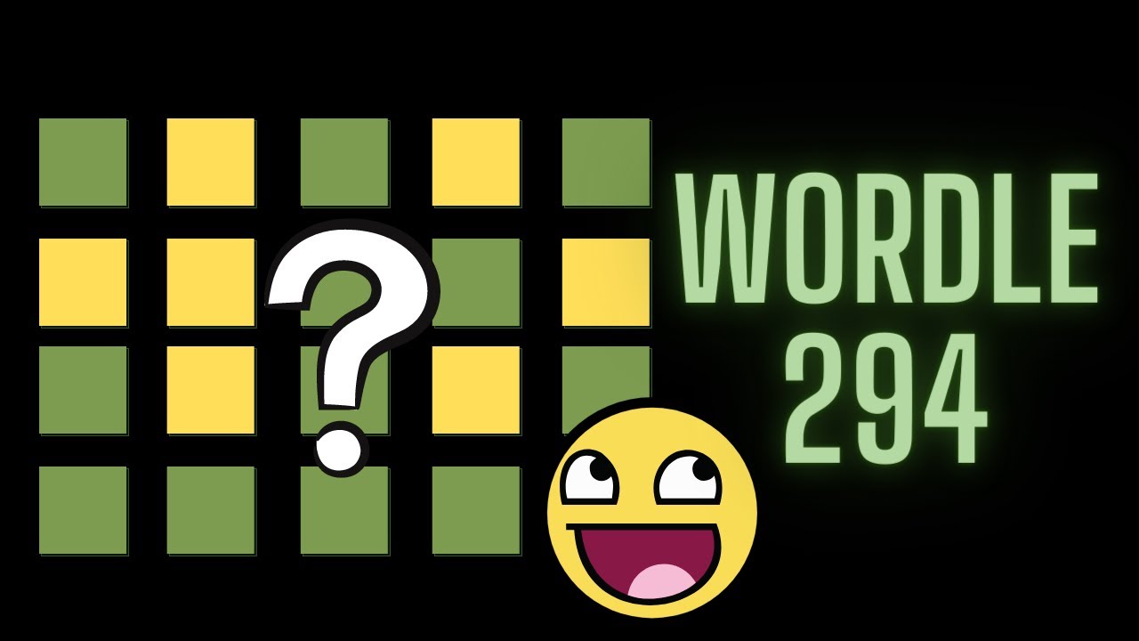 Wordle 294 - Road To Victory! - YouTube