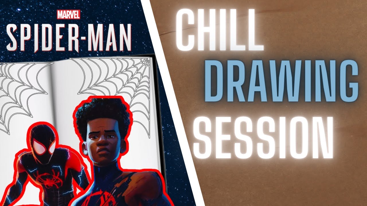 Chill Drawing Session [Part 1] 🔴🕷️🕸️🔵 - YouTube