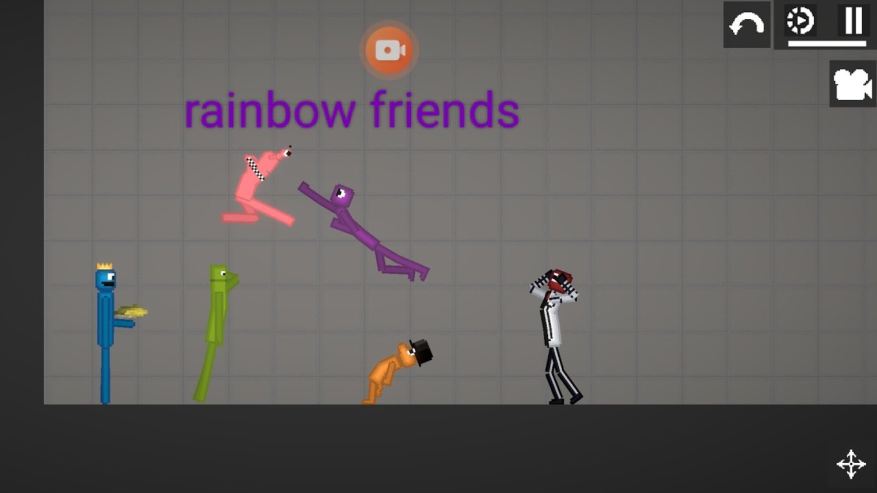 rainbow friends the series:3 the battle between pink and purple - YouTube