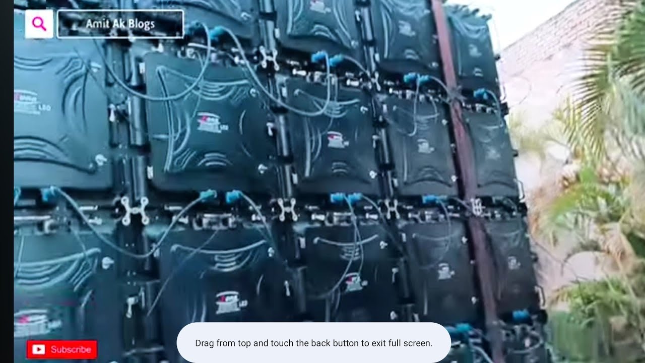 LED Wall Setup Vlogs | Amit Ak Blogs - YouTube