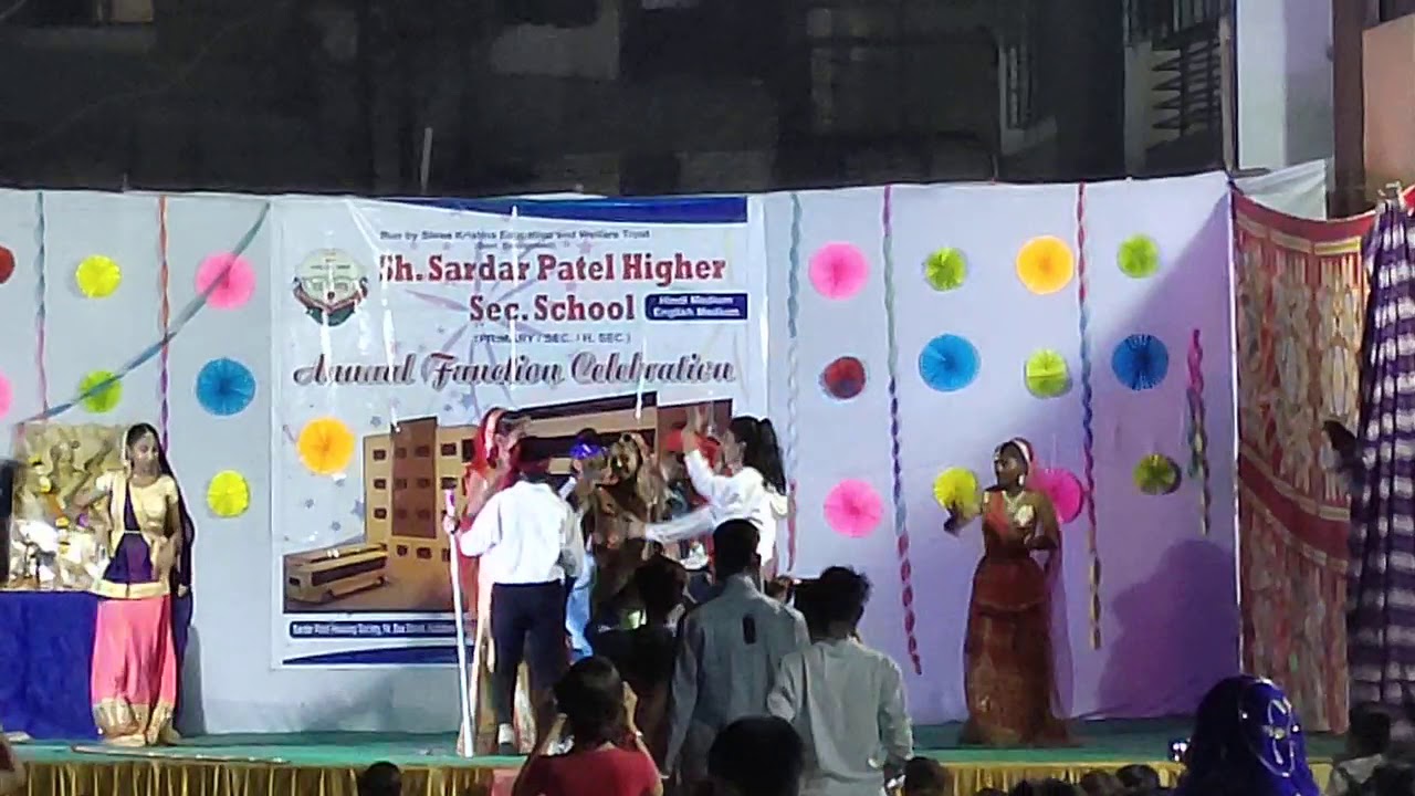 मेरे सास के पांच पुत्र थे - Sardar Patel School Annual Function 2020 ...