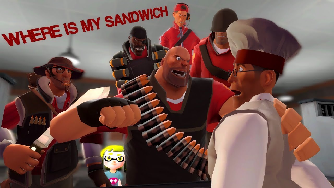 [Gmod TF2/Splatoon] WHERE IS MY SANDWICH - YouTube