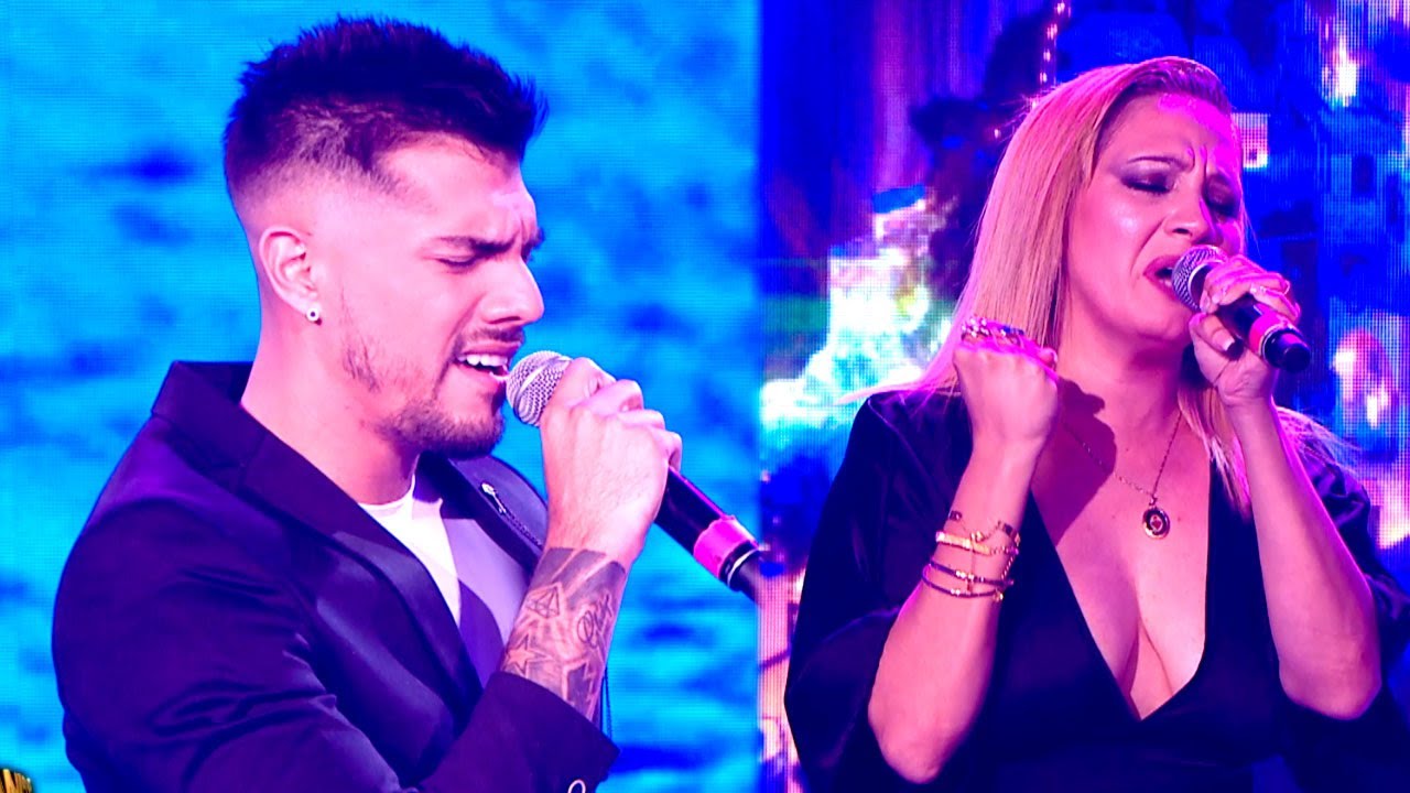 Tyago Griffo y Lissa Vera cantaron "Volver a amar" en la pista y ...