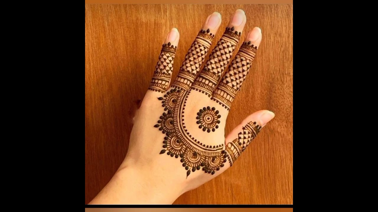 Unique and beautiful design mahanadi/ trending mahndi design for girls ...