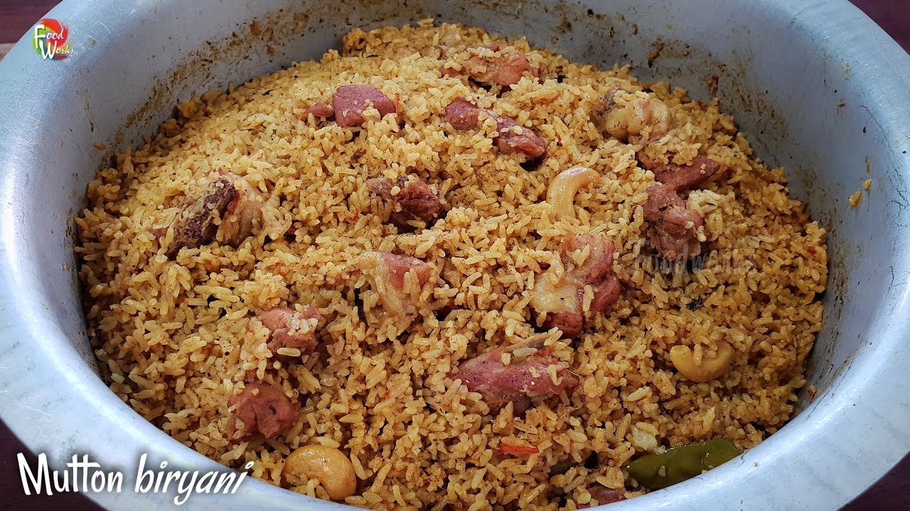 Authentic dindigul mutton biryani | Famous dindigul biryani recipe ...