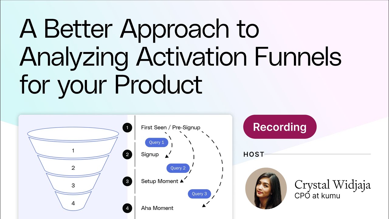 A Better Approach to Analyzing Activation Funnels with Crystal Widjaja ...