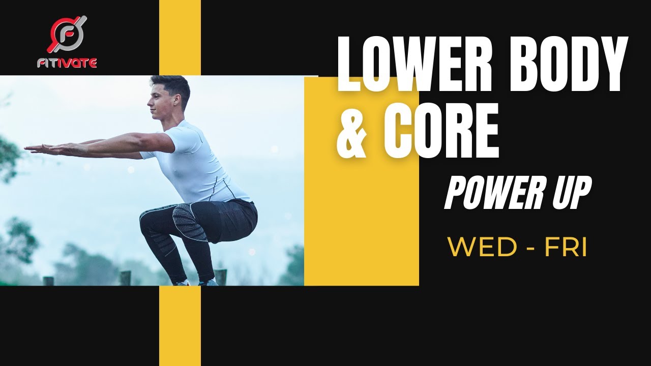 Lower Body & Core Workout (12 MINS, NO GYM) - Wed to Fri Routine - YouTube