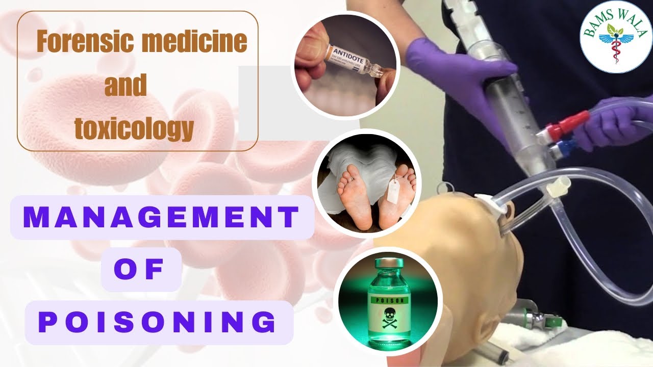 General principles of management of poisoning || Forensic medicine and ...