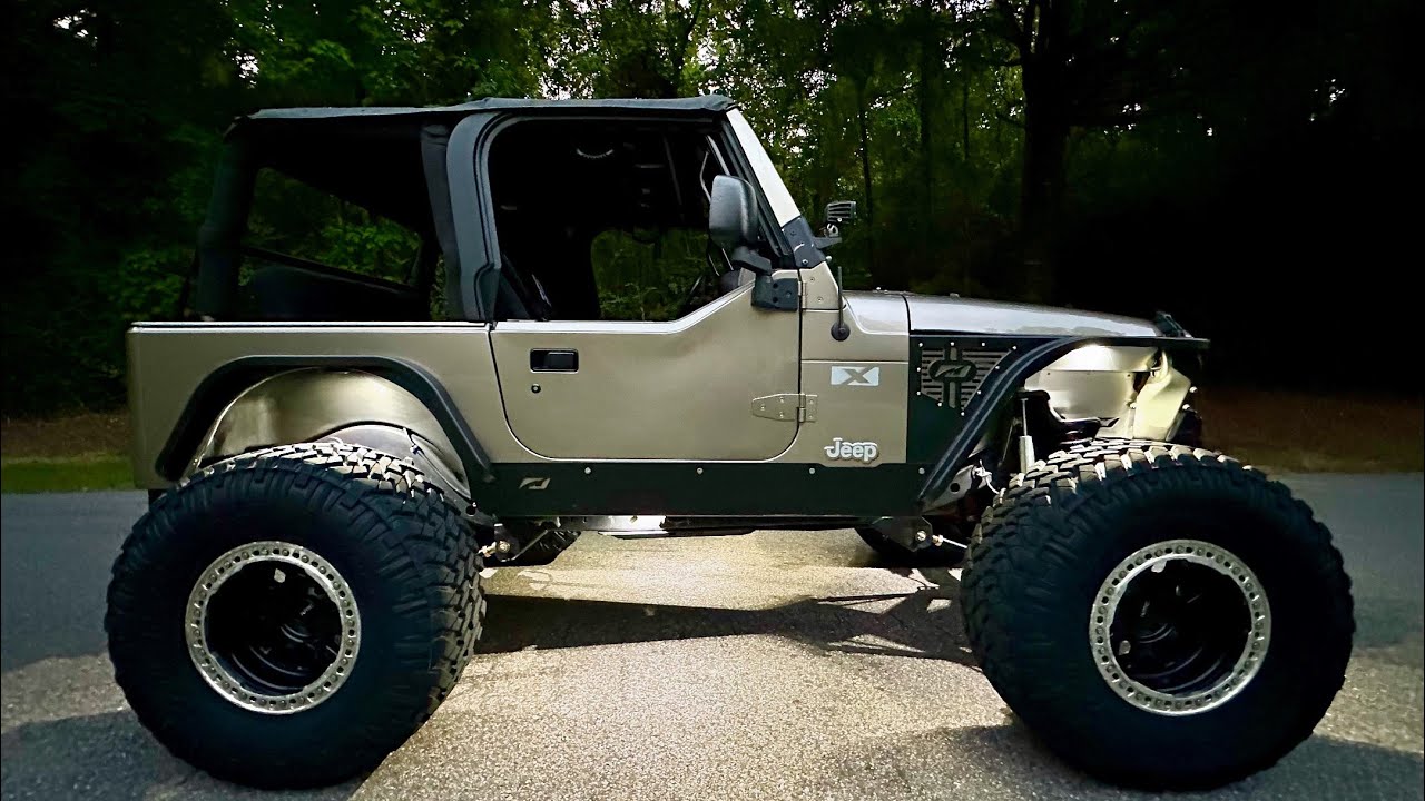 Jeep TJ | Rigid Industries Rock Lights Install! - YouTube