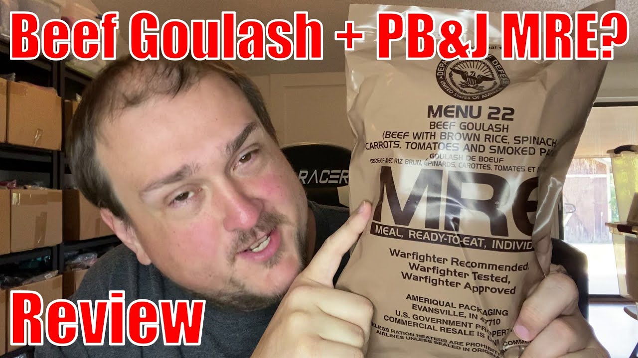 MRE Review: Beef Goulash With Brown Rice and Veggies (MRE Mondays ...
