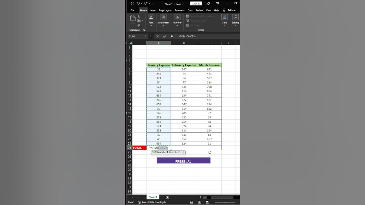 MS Excel Short Trick & Tips - YouTube