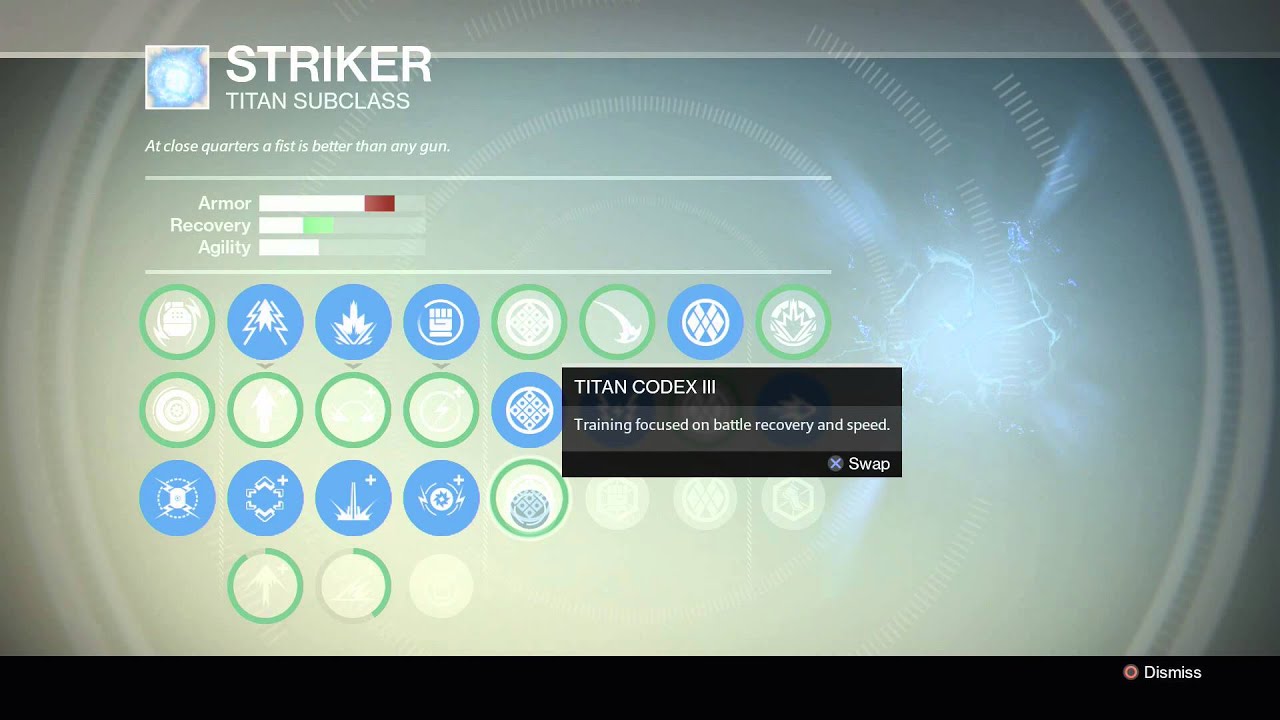 Destiny - Titan Codex III Unlocked (Titan Subclass Striker Ability) HD ...