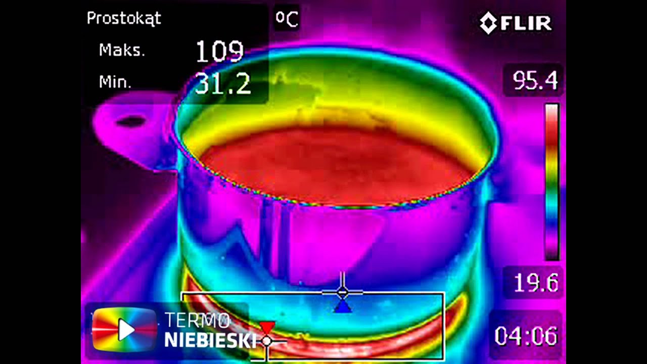INDUCTION HOB - thermovision test. - YouTube