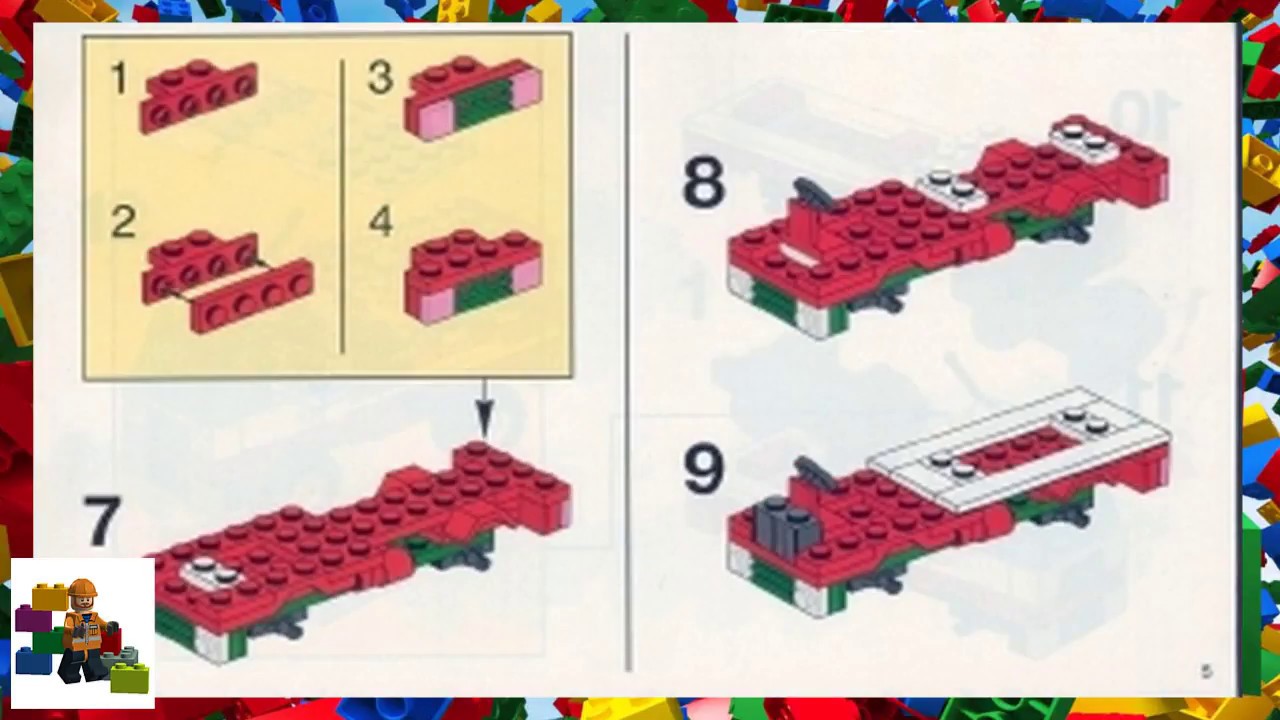 LEGO instructions - Trains - 4537 - Octan Twin Tank Rail Tanker - YouTube