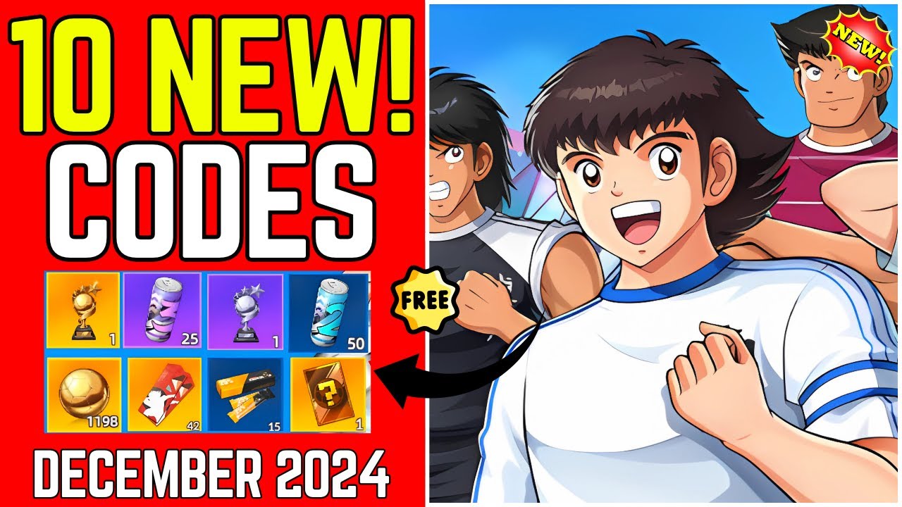 10 New Captain Tsubasa Ace Redeem Code 2024 | New Captain Tsubasa Codes | Gift Code Captain ...