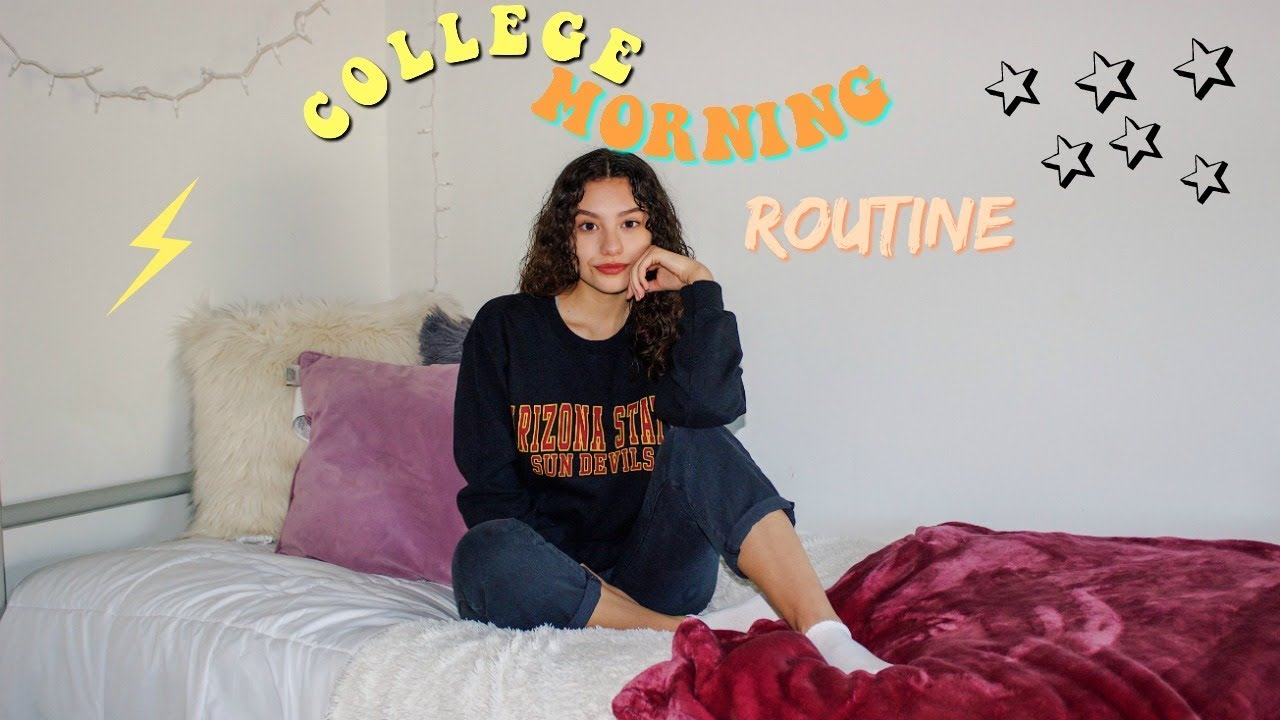 MY COLLEGE MORNING ROUTINE 2018 - YouTube