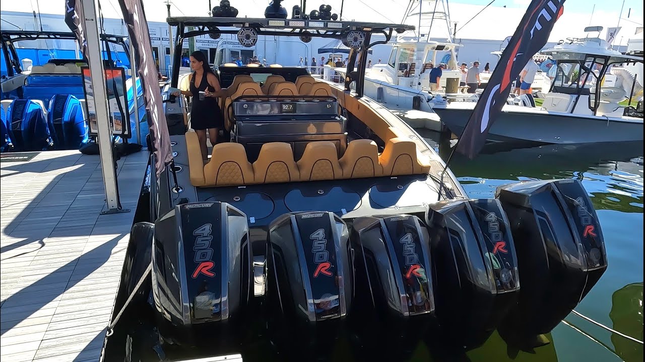 BIG CENTER CONSOLES LINEUP 2023 FIBS BOAT SHOW - YouTube