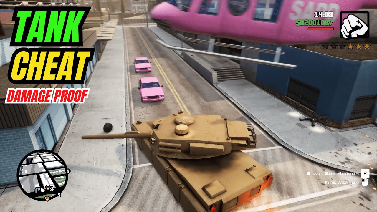 Gta San Andreas Tank cheat code gta sa cheats pc iphone android - YouTube