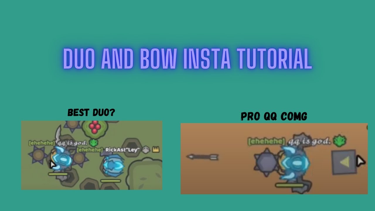 Sploop.io | Duo and Bow insta tutorial ft. qq - YouTube