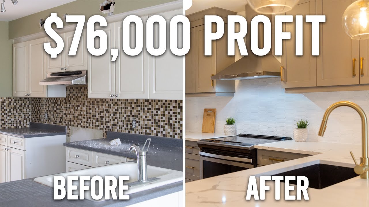 Complete House Flip Before and After Renovation | $76,000 PROFIT! - YouTube