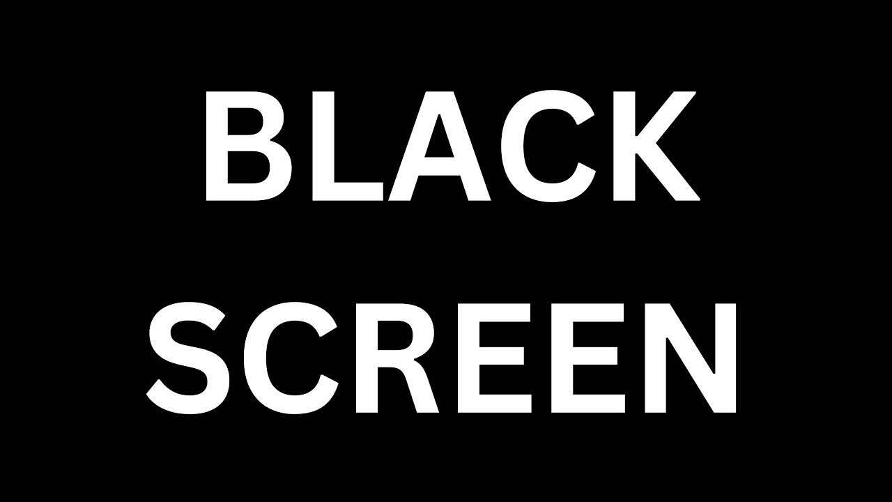 Darkness for Sleep | 4K Black Screen at 60fps | 8 Hours - YouTube