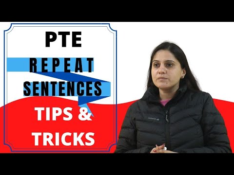 PTE REPEAT SENTENCE-TIPS&TRICKS | Must Watch - YouTube