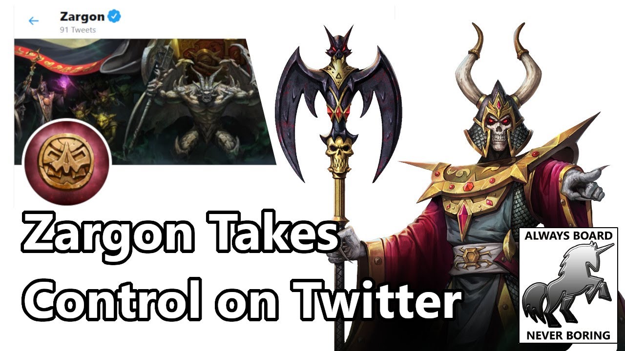 Zargon (Morcar) Takes Over the Hasbro HeroQuest Twitter Account ...