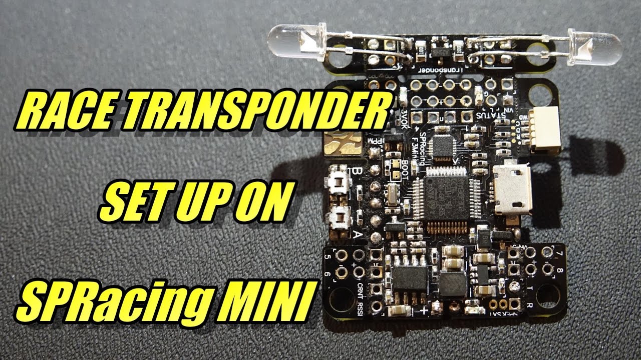 SPRacing Mini Race Transponder Set Up - YouTube