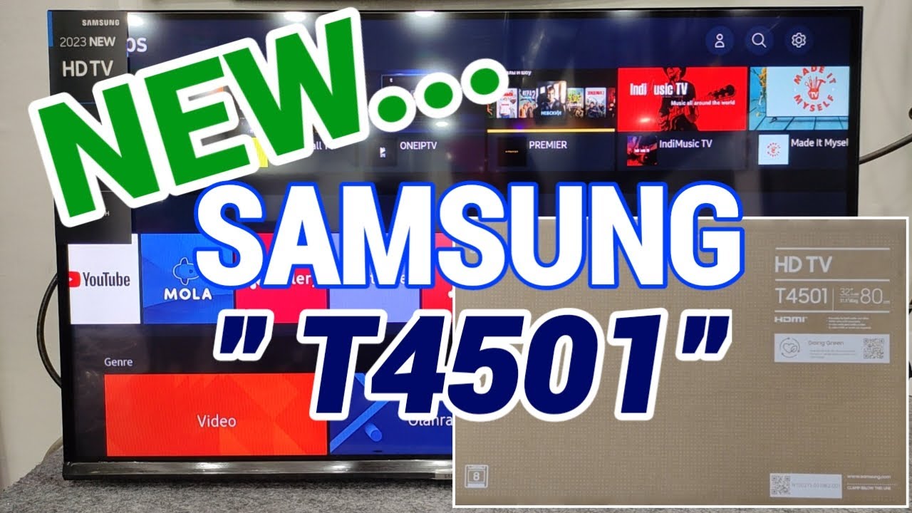 SMART TV SAMSUNG T4501 THE NEXT LEVEL#review - YouTube