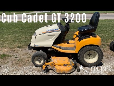 Cub Cadet GT3200 - Selling at 2020 Online-Only Machinery Consignment ...
