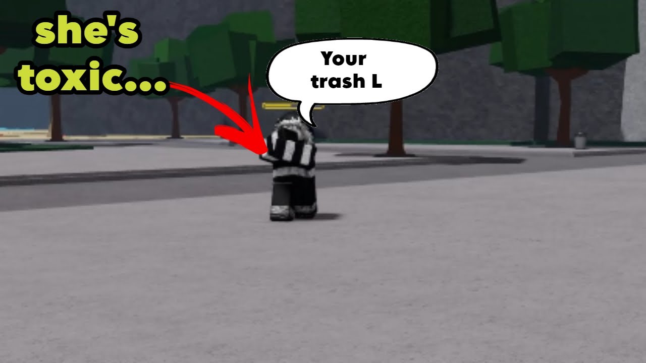 I humbled this *TOXIC* girl in TSB #roblox #tsbg - YouTube