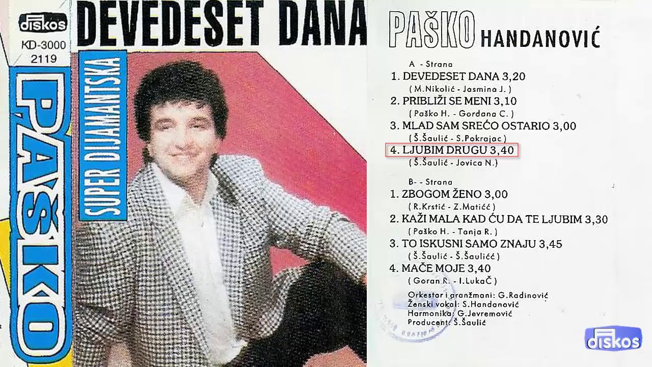 Hasim Handanovic Pasko - Devedeset dana - (Audio 1995) - CEO ALBUM ...