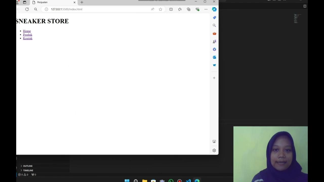 Tutorial Membuat Website Penjualan Menggunakan Vscode - YouTube
