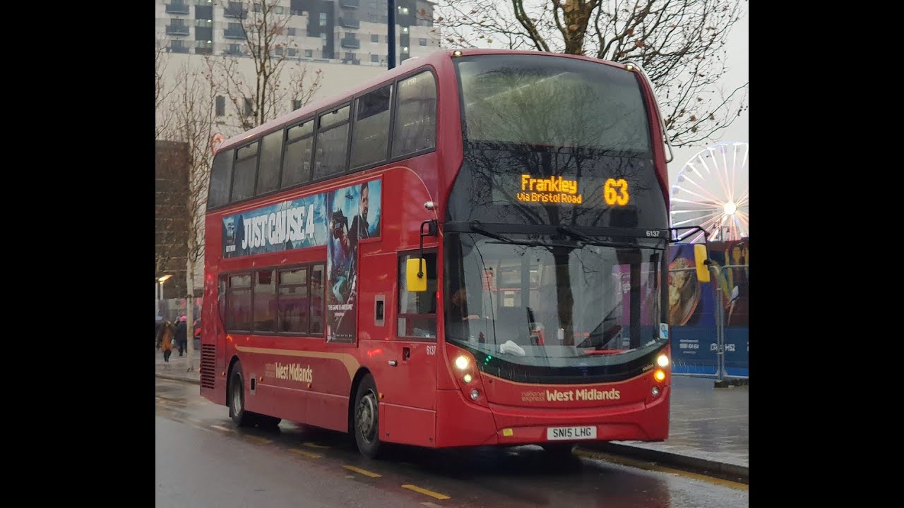 Bus Route 63 to City centre Birmingham HD - YouTube