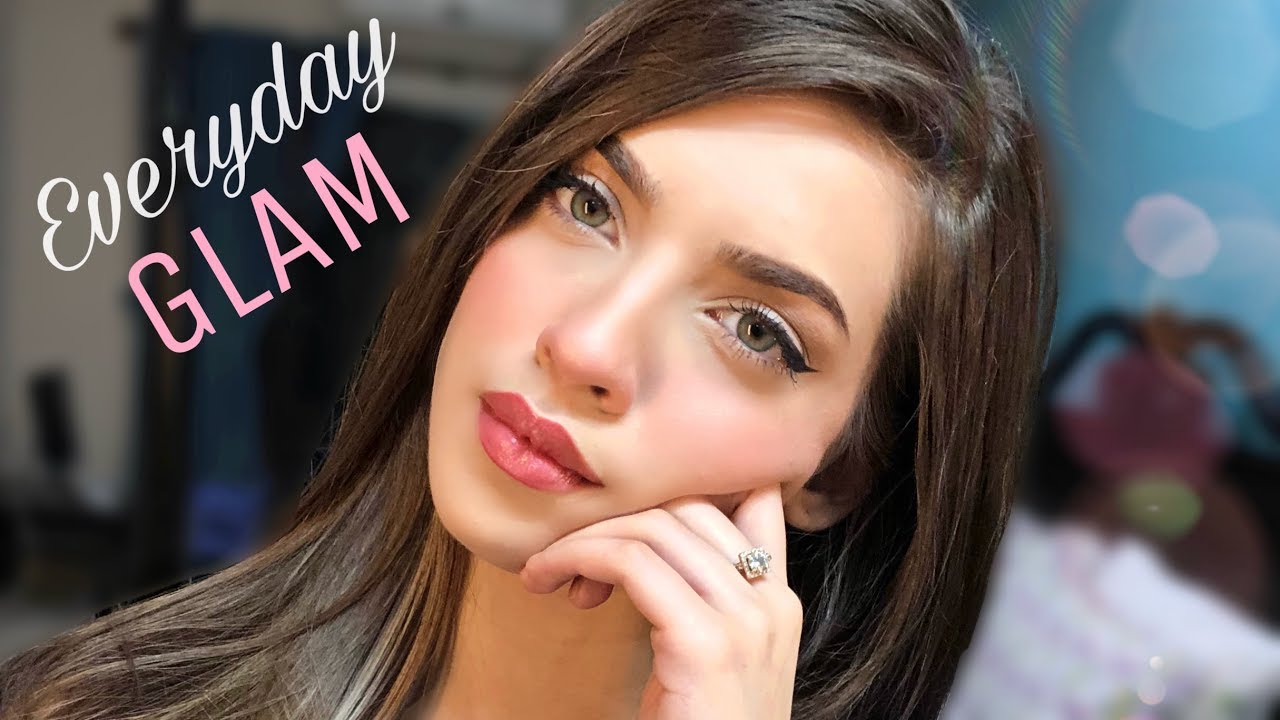 EASY EVERYDAY GLAM MAKEUP TUTORIAL | MAROOSHA'S MAKEUP - YouTube