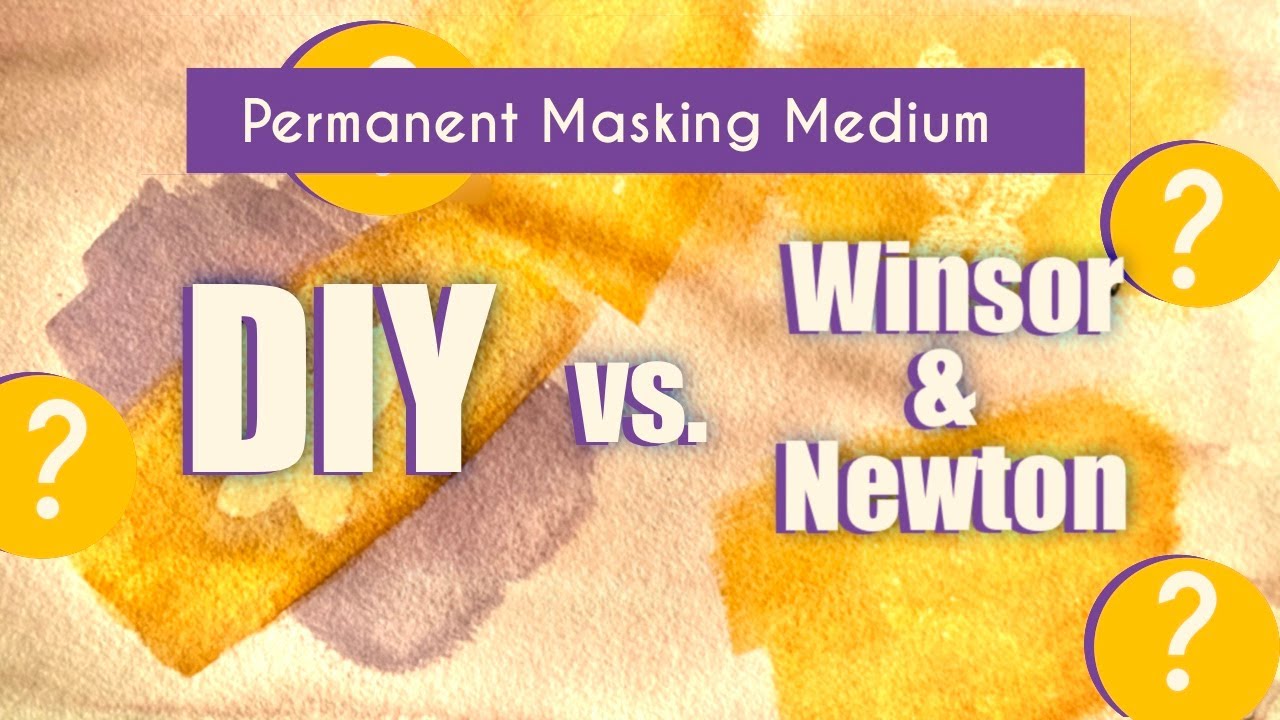 Accidental DIY for Permanent Masking Medium - YouTube