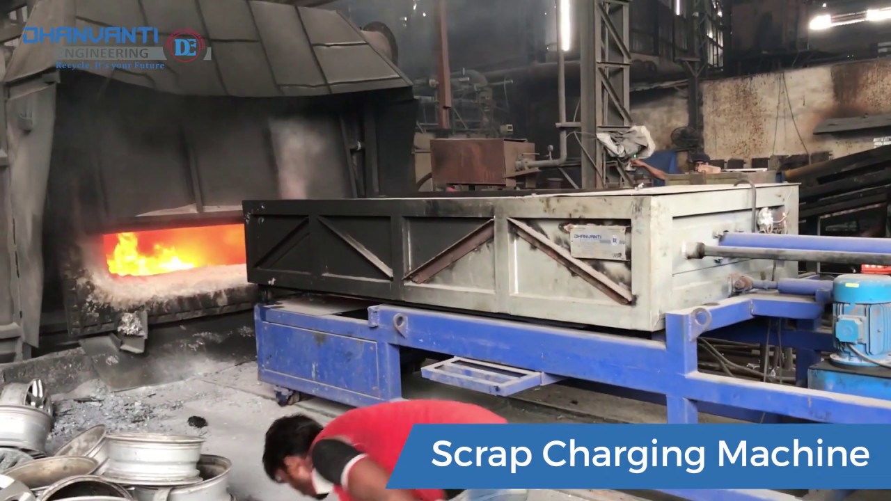 Aluminium Scrap Charging Machine |Dhanvanti Engineering | - YouTube