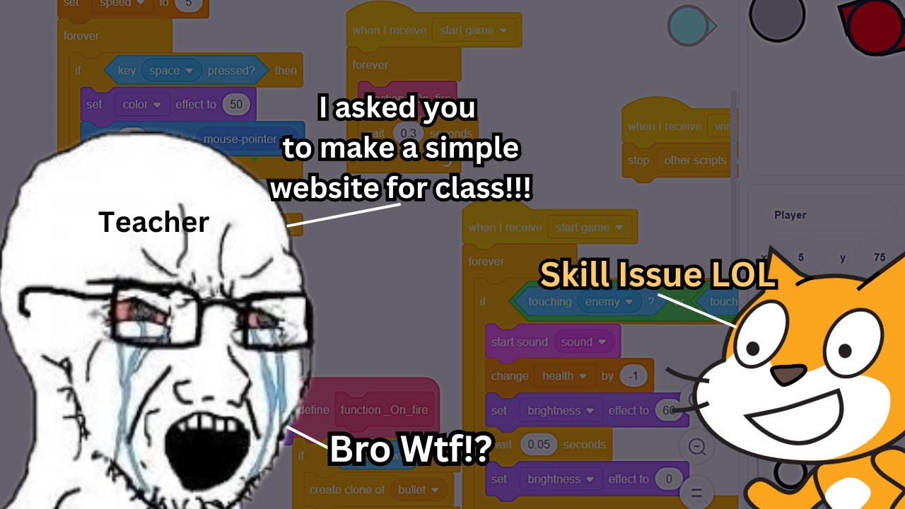 Made A Scratch Game for a WebDev Assignment!!! - YouTube