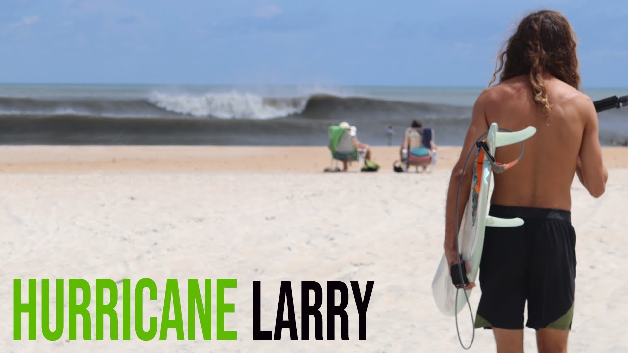 BEST SURF in YEARS!?! Hurricane Larry GOES OFF in North Florida! - YouTube